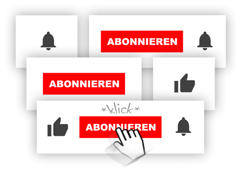 YouTube ABONNIEREN-BUTTON Animation für mehr Abonnenten!